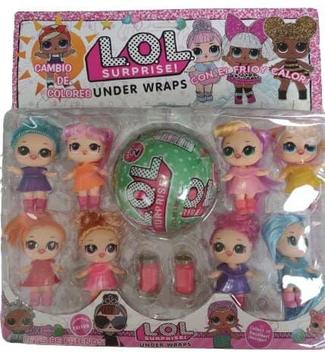 Kit C/8 Bonecas lol Surprise + Bola Grandes - brinquedosneide ...