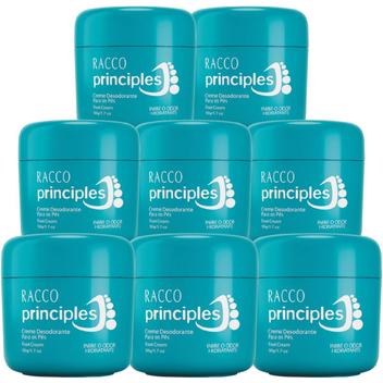 Kit c/ 8 Creme Desodorante Para os Pes Principles Racco 50g ...