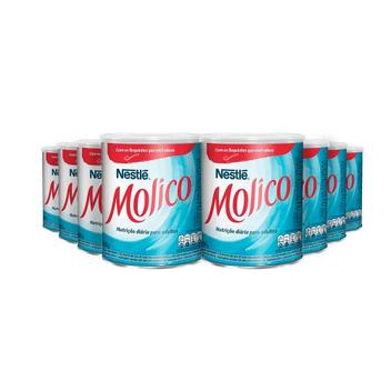 Kit c/ 8 Leite Em Pó Nestlé Molico Desnatado Total Cálcio 2240g - Leite ...