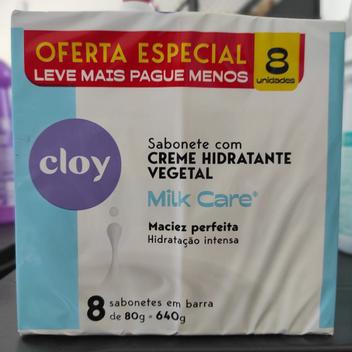 Kit C/8 Sabonete Cloy Bar Ultra Hidratante Milk Care 80g - Sabonete ...