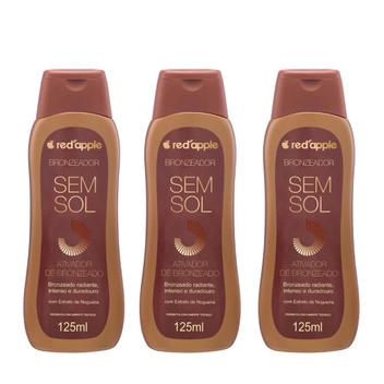 Kit C3 Bronzeador Sem Sol 125ml Red Apple - Bronzeador - Magazine Luiza