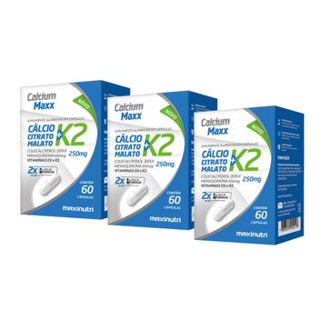 Kit C3 Calcium Maxx Suplemento Manutenção Ossos - Maxinutri - Vitaminas ...