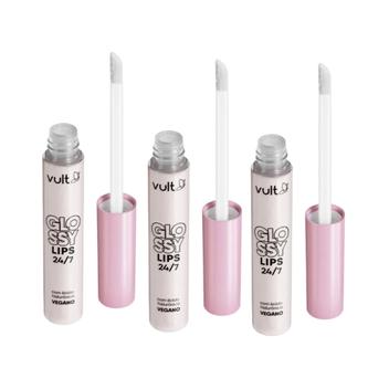Kit C3 Gloss Lips Incolor C Ácido Hialurônico - Vult - Gloss e Brilho ...