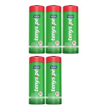 Kit C5 Desodorante Pés Canforado 100g Tenys Pé Baruel - Desodorante ...