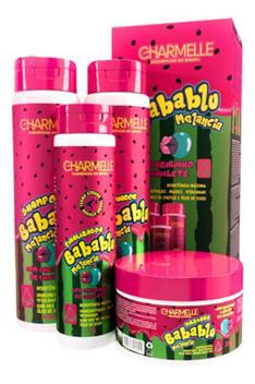 Kit Cabelo Babalu Melancia Charmelle Hidratação Maciez - Kit de ...