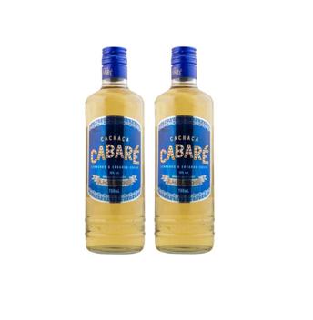 Kit Cachaça Cabaré Amburana Dom Tápparo 700ml 2 unidades - Cachaça ...