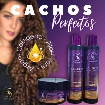 Kit cachos perfeitos - 3pçs - 300ml - scarpelli - Kit de Tratamento ...