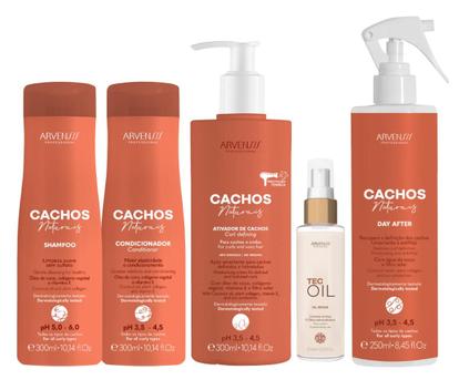 Kit Cachos Spray, Sh, Cond, Ativador e Óleo Tec Oil Arvensis - Kit de ...