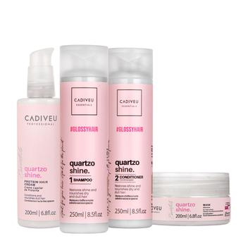 Kit Cadiveu Professional Essentials Quartzo Shine Shampoo Condicionador ...