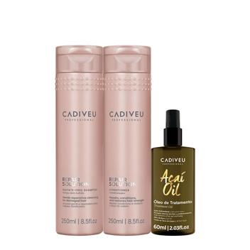 Kit Cadiveu Professional Repair Solution Açaí Duo Oil 60 (3 produtos ...
