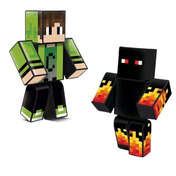 Kit Cadres + Athos 25 cm Minecraft Original - Algazarra - Brincadeiras ...