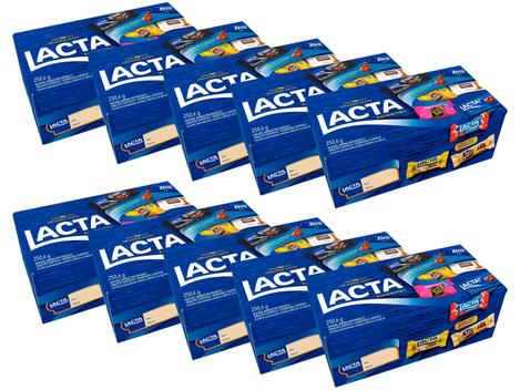 Kit Caixa de Bombom Lacta Favoritos 250,6g - 10 Unidades - Bombom ...