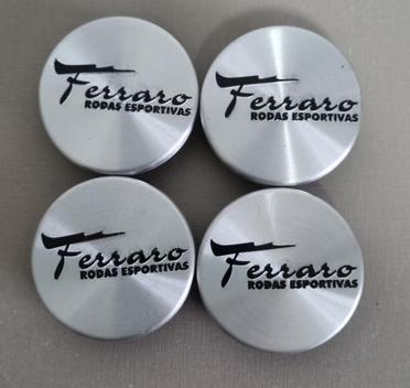 Kit calotinha miolo tampa para centro de roda ferraro 51mm externa 46mm ...
