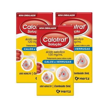 Kit Calotrat Solução Com 3 Unidades De 5ml Cada - KLEY HERTZ ...