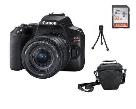 Kit Câmera Canon Sl3 18-55mm Is Stm 4k Wifi Garantia Novo - Câmera Semi ...