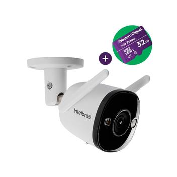 Kit Câmera de Video Wi-Fi Full HD Intelbras IM5+ Full Color com Cartão ...