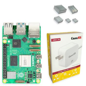 Kit CanaKit Raspberry Pi 5 - 8GB de RAM com Fonte de Alimentação ...