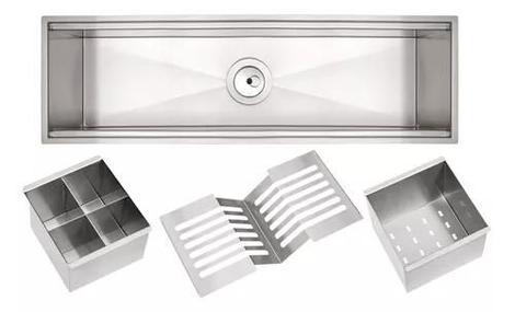 Kit Canal organizador calha úmida 60cm Tramontina - Calha para ...