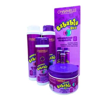 Kit capilar Bababloo uva - Charmelle - Kit de Tratamento para Cabelos ...