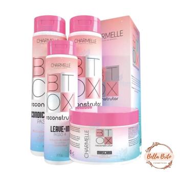 Kit capilar btox recontrutor - 4 itens charmelle - CHAEMELLE - Kit de ...