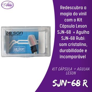 Kit Cápsula Leson SJN-68 (CERÂMICA) + Agulha SJN-68 Rubi - ORIGINAL ...