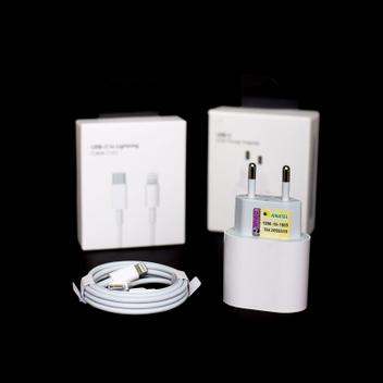 Kit Carregador USB-C 20W Turbo + Cabo Lightning Compativel com Iphone ...