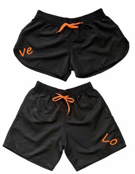 Kit Casal Mozao Moda Praia Florido Shorts Iguais Casal Top Hyve - Moda ...
