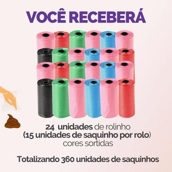 Kit Cata Caca Rolinhos C/ 15 Sacos De Lixo Cada Coco Pet Gato E ...