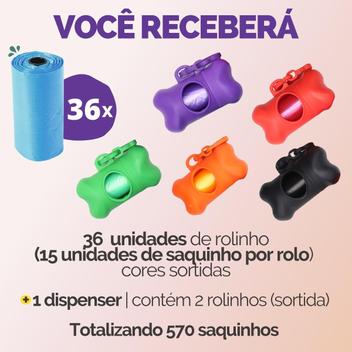 Kit Cata Caca Rolinhos C/ 15 Sacos De Lixo Cada Coco Pet Gato E ...