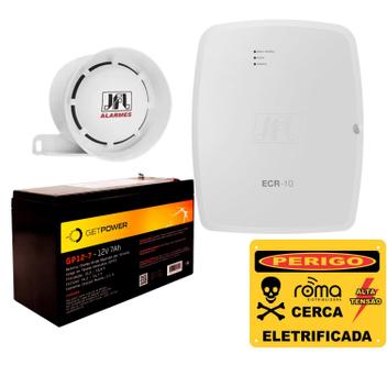 kit Central de Choque JFL ECR-10 110V/220V - Central de Cerca Elétrica ...