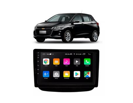 Kit Central Multimídia Android Onix 2020 A 2023 9 Polegadas Carplay e Android auto sem fio - kx3 ...