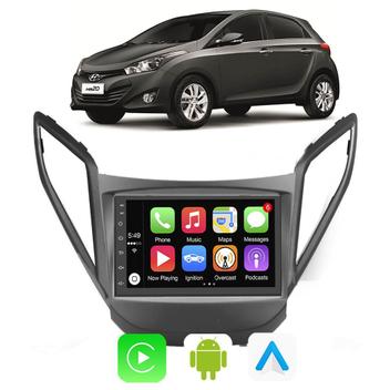 Kit Central Multimidia HB20 2012 2013 2014 2015 2016 2017 A 2019 7" Android-Auto/Carplay Voz ...