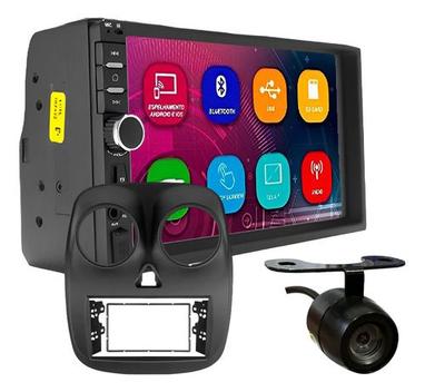 Kit central multimidia mp5 7 pol câmera de ré palio attractive 2012 a ...
