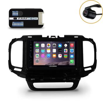 Kit Central Multimídia Tela De 7 Polegadas + Câmera de Ré + Moldura do ...