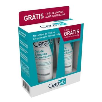 Kit Cerave Gel de Limpeza Acne Control 140g + 40g - Kit de Tratamento ...