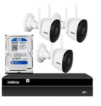 Kit Cftv Wi-fi 2 IMX E 2 IM5 S C/ Hd 500gb Nvd 4ch Intelbras - Câmera ...