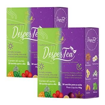 Kit Chá Funcional Despertea Dia e Noite - Tratamento para 60 dias - Chá - Magazine Luiza