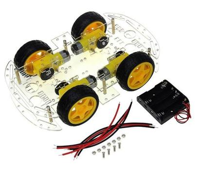 Kit Chassi 4WD Para Arduíno - dfrobots - Robótica - Magazine Luiza