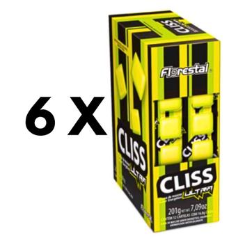 Kit Chiclete Cliss Cartela FLORESTAL 201g - 6cx c/ 12un Cada ...