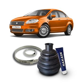 Kit Coifa Borracha Graxa Homocinética Original Nakata Lado Roda Fiat ...