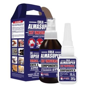 Kit Cola Spray e Gel Universal Almasuper Almata - Cola Instantânea ...