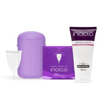 Kit Coletor Menstrual A + Cápsula Lavanda + Sabonete Íntimo Inciclo ...
