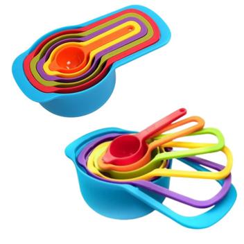 Kit Colher De Medida 6 Peças Medidor Colher Plástico Xicara - SAZ ...