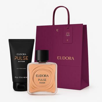 Kit Colônia Pulse Power + Balm Pós barba Pulse Action - Eudora - Balm ...