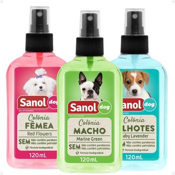 Kit Colônia Sanol Dog Com 3 120ml - Outros Pet Shop - Magazine Luiza