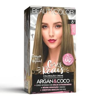 Kit Coloração Beautycolor 8.1 Louro Claro Acinzentado - Tinta de Cabelo ...