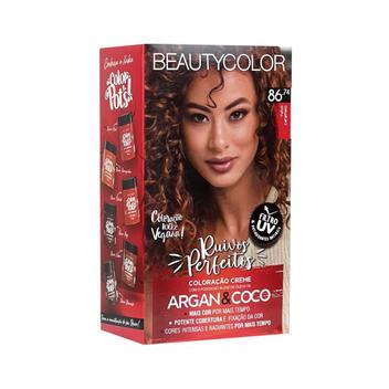 Kit Coloração Beautycolor 86.74 Ruivo Caramelo - Tinta de Cabelo ...