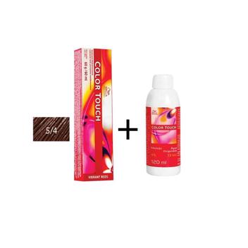 Kit Coloração+Emulsão Color Touch 5.4 Cast Cla Avermelha 60G - Tinta de ...