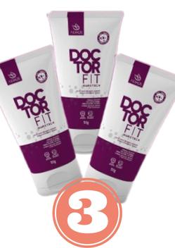 Kit com 03 Doctor Fit 90 Gramas Alivio de Dores e Contusões. - AKMOS ...