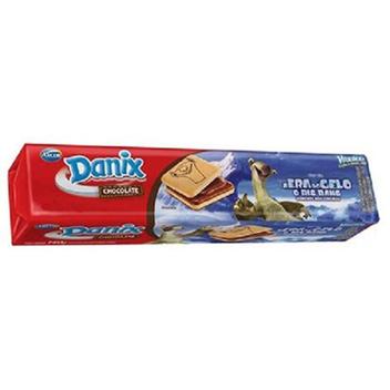Kit com 1 biscoito recheado danix smurfs chocolate 130g - Biscoito ...